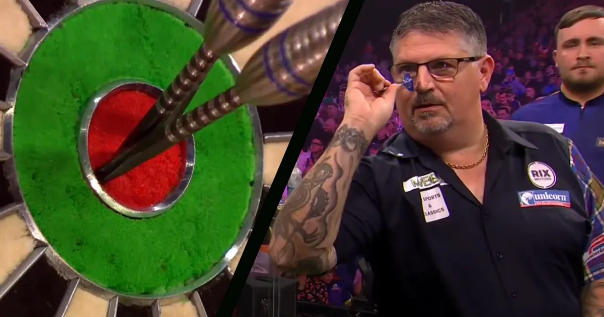 VIDEO: Gary Anderson steals the show in defeat with three bullseyes in ...