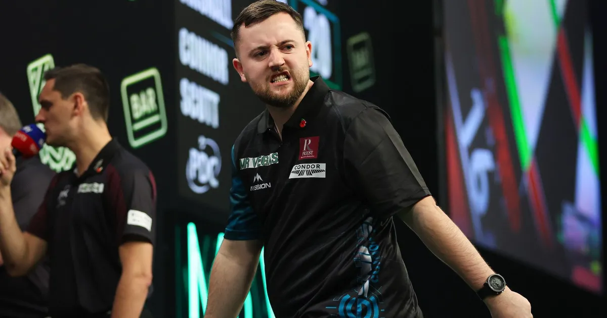 Connor Scutt sends Grand Slam finalist Martin Lukeman out at first ...