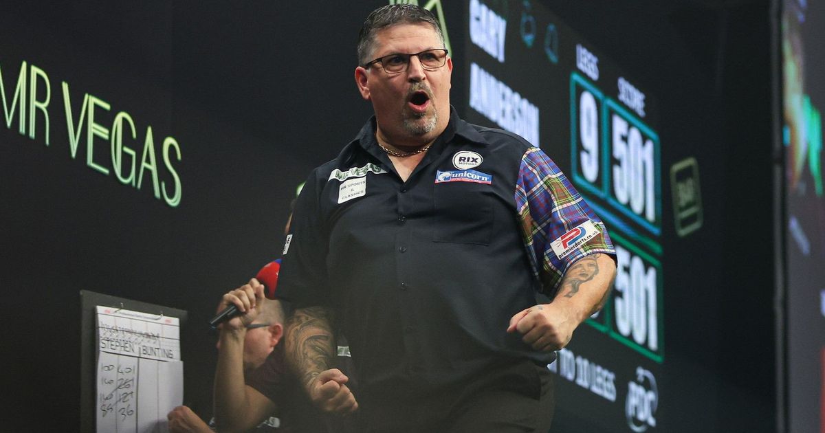 Gary Anderson ends run of Gian van Veen, sets up mouthwatering semi ...