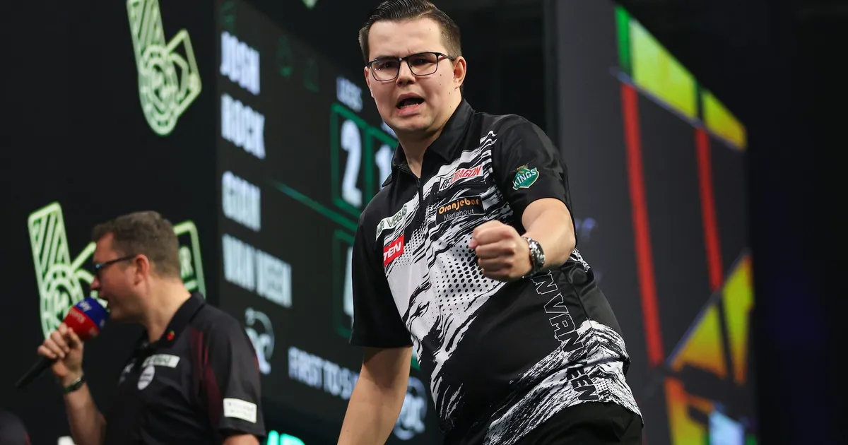 Gian van Veen produces Grand Slam of Darts masterclass win over Stephen ...