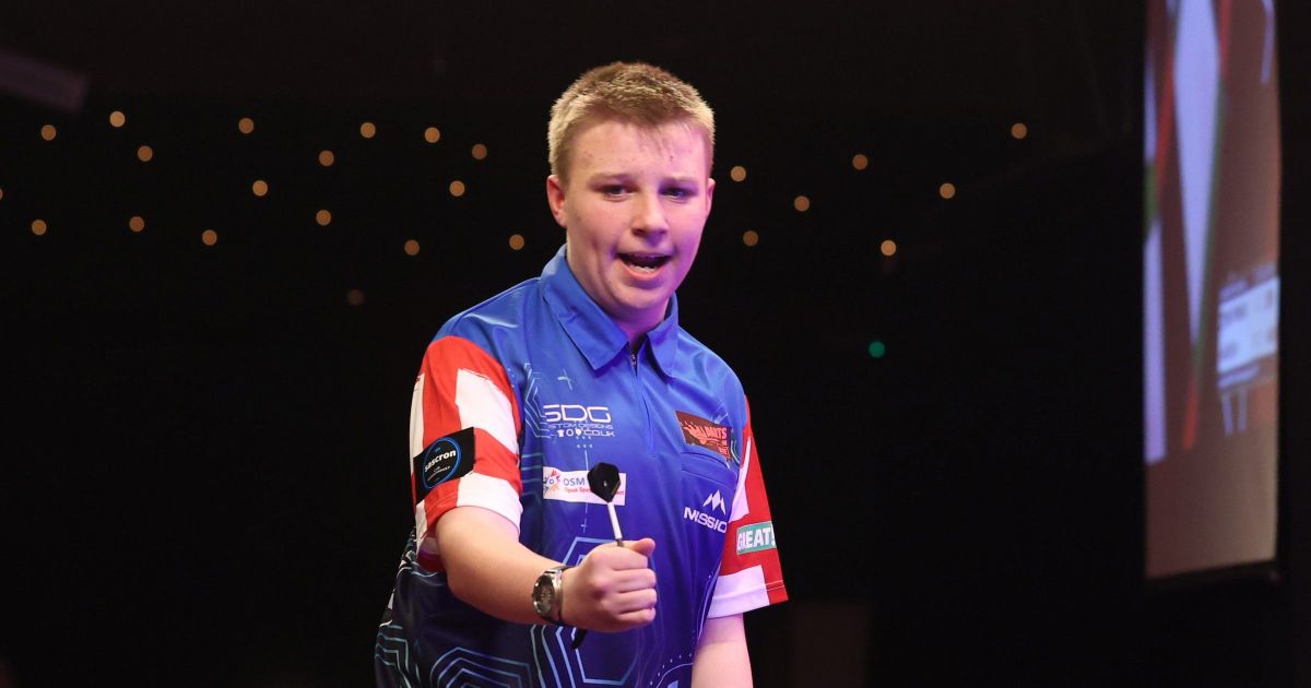 Archie Self is the new boys' world champion at the WDF World Championship