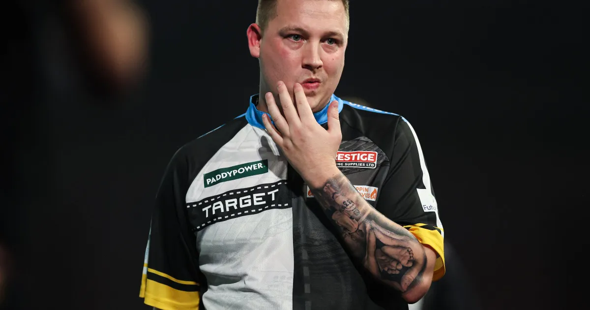 Chris Dobey edges past Josh Rock for spot in last 16 at the 2025 PDC ...