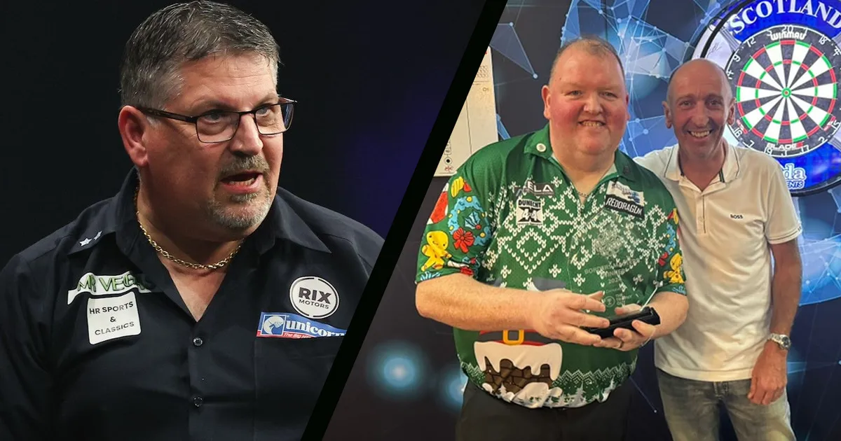 Gary Anderson throws average of 118; but eventually sees Border Masters title go to John Henderson