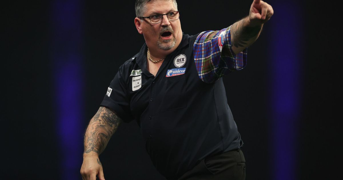 Gary Anderson's sudden PDC World Darts Championship exit bizarrely down ...