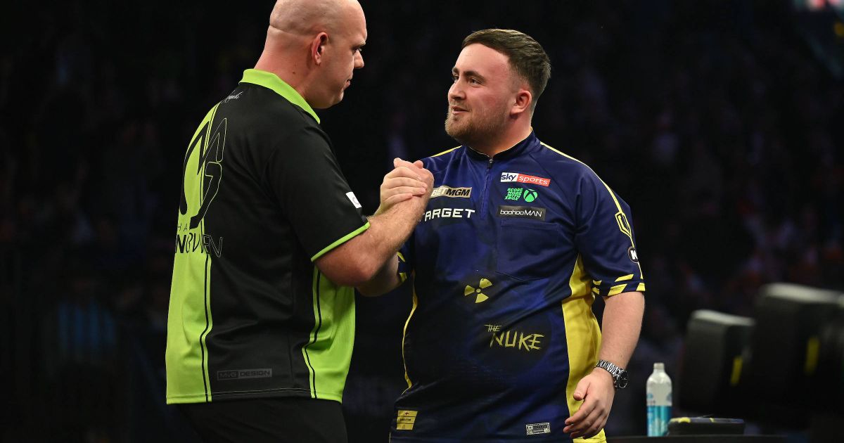Luke Littler dominantly dispatches Michael van Gerwen to reach Night 2 ...