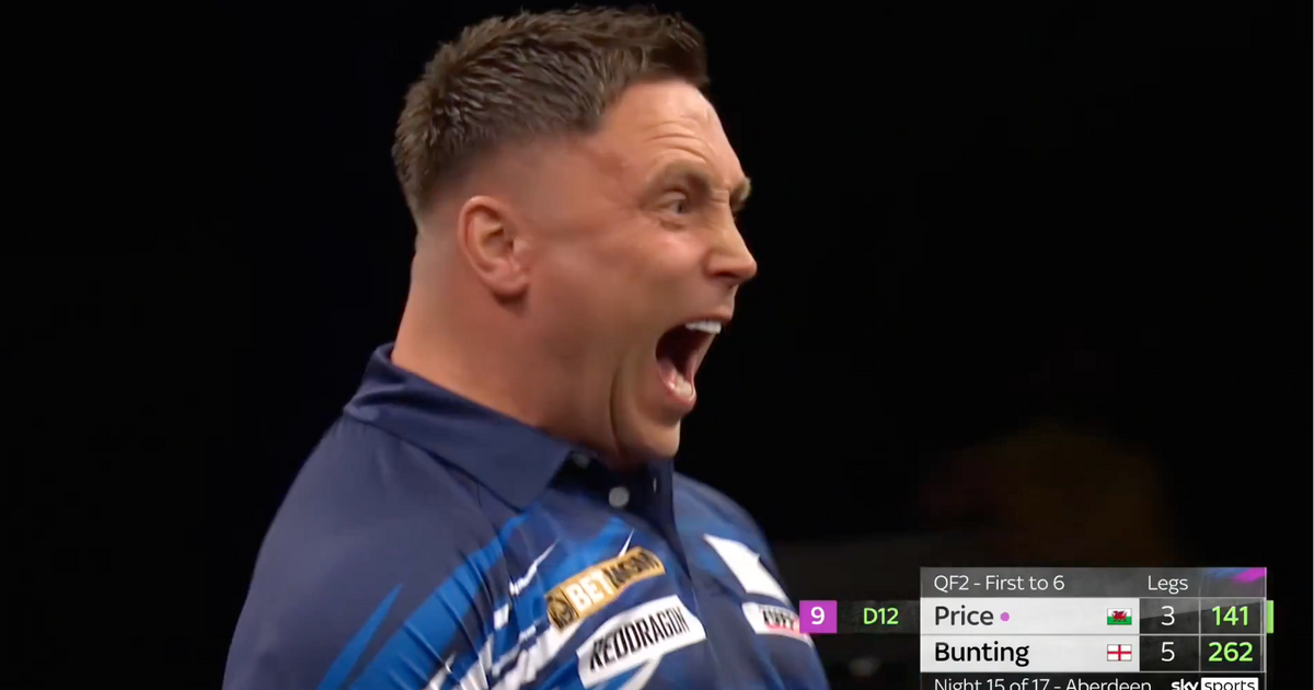(VIDEO) Glorious Gerwyn Price produces fifth Premier League Darts nine ...