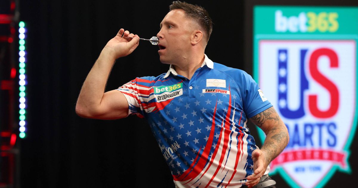 Gerwyn Price makes history! Welshman overtakes Van Gerwen on US Darts ...