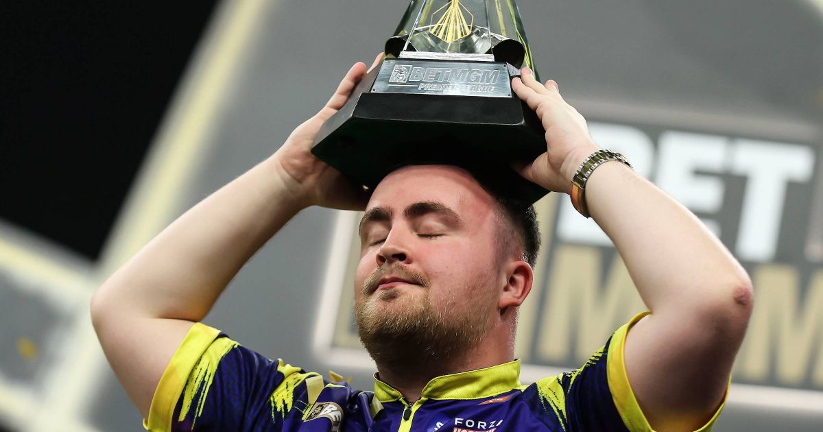 Luke Littler joins exclusive Premier League Darts club after winning ...