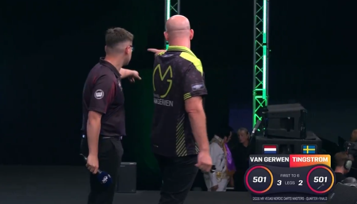 Elvis has left the building: Michael van Gerwen has “Elvis Presley ...