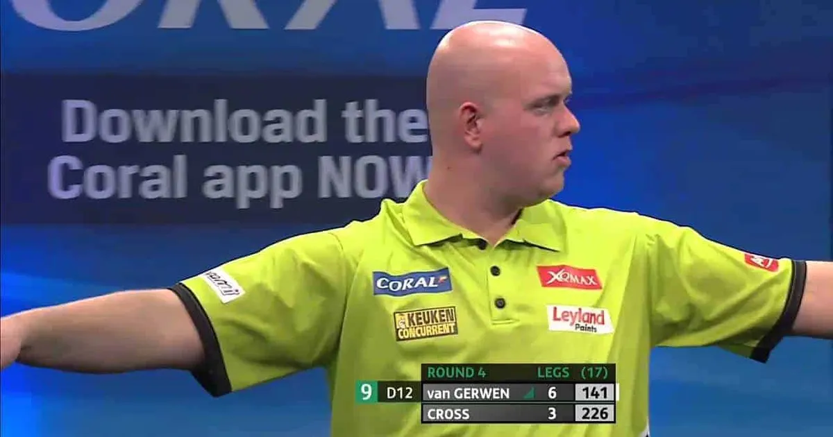 THROWBACK VIDEO: Van Gerwen throws 18 perfect darts in a row at UK Open ...