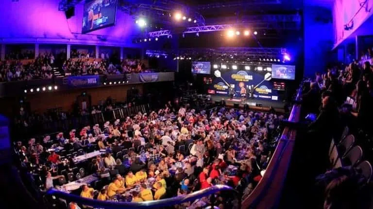 TV Guide Sky Sports during Grand Slam of Darts in Wolverhampton