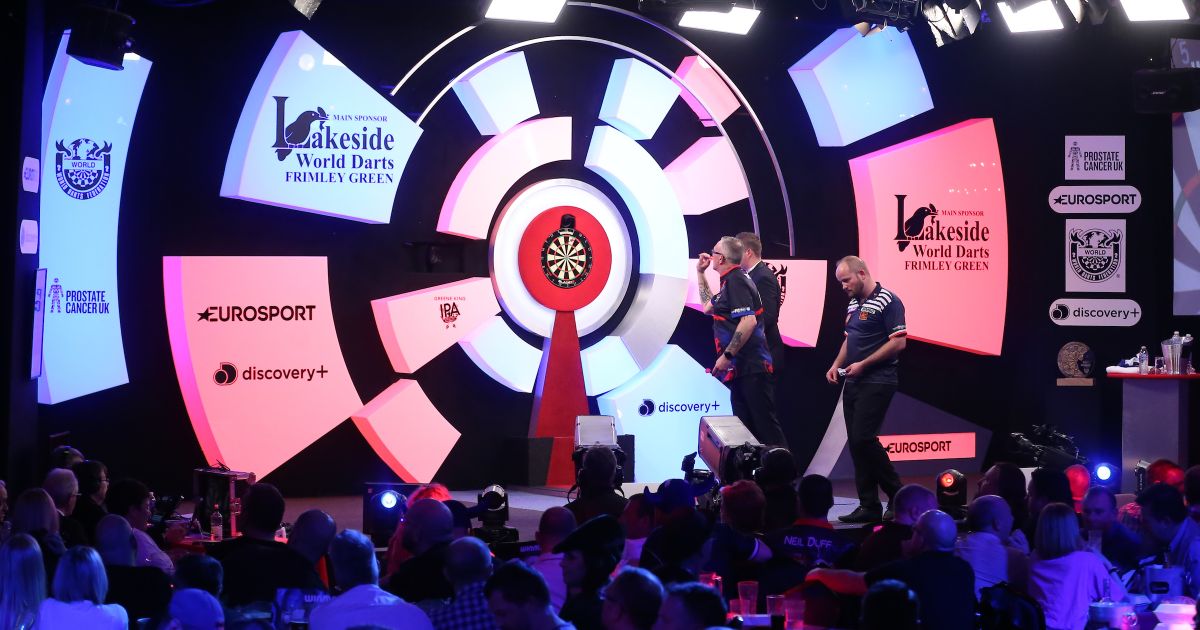 Tournament Center WDF WM 2024 im Lakeside mit Spielplan, allen ...