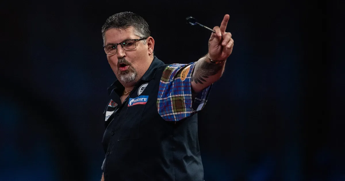 Endgültige Platzierungen der Gruppen A-B-C-D beim Grand Slam of Darts ...