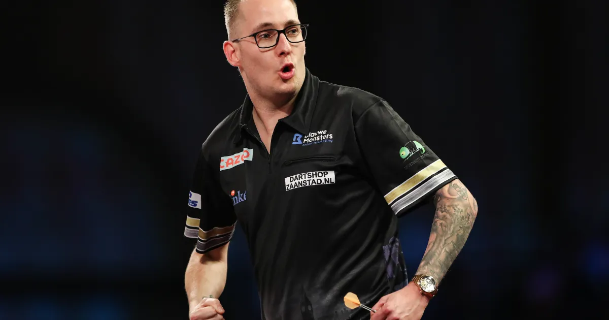 Jimmy Hendriks zieht bei der Darts WM trotz vieler verpasster Doppel in ...