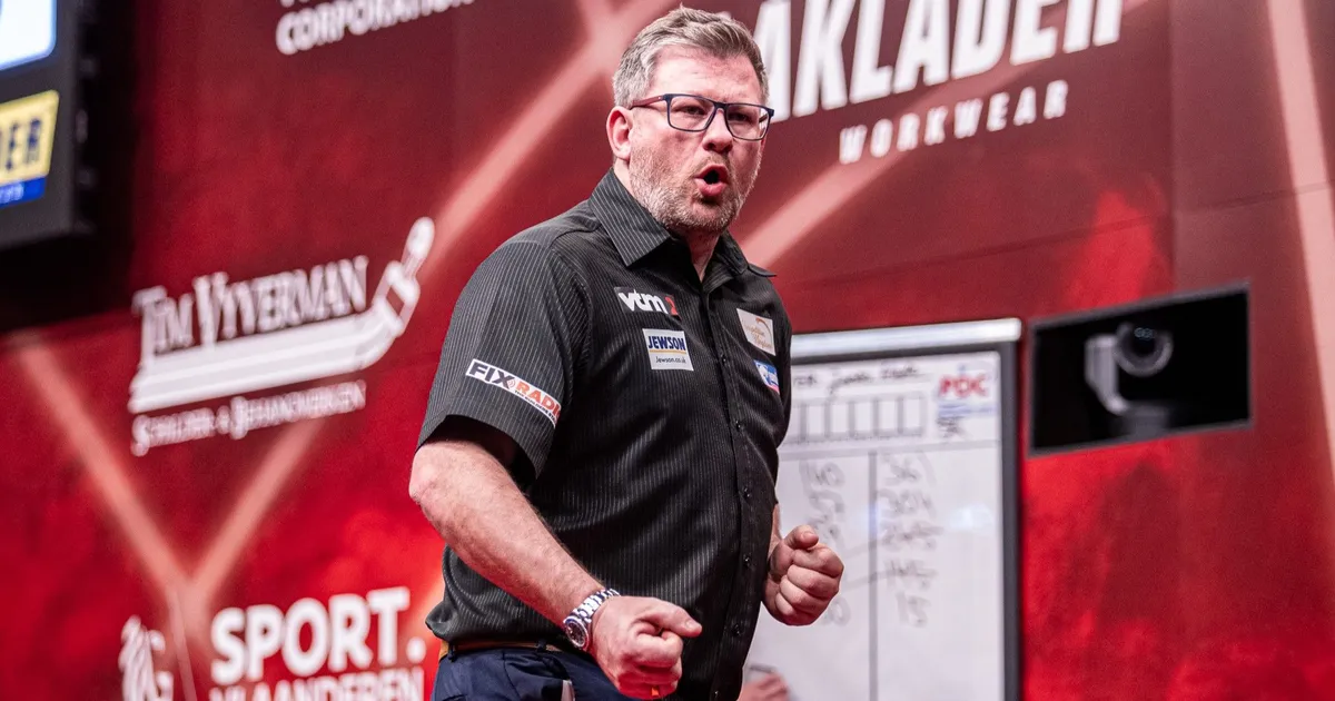 James Wade zieht mit Whitewash in die zweite Runde der Dutch Darts ...