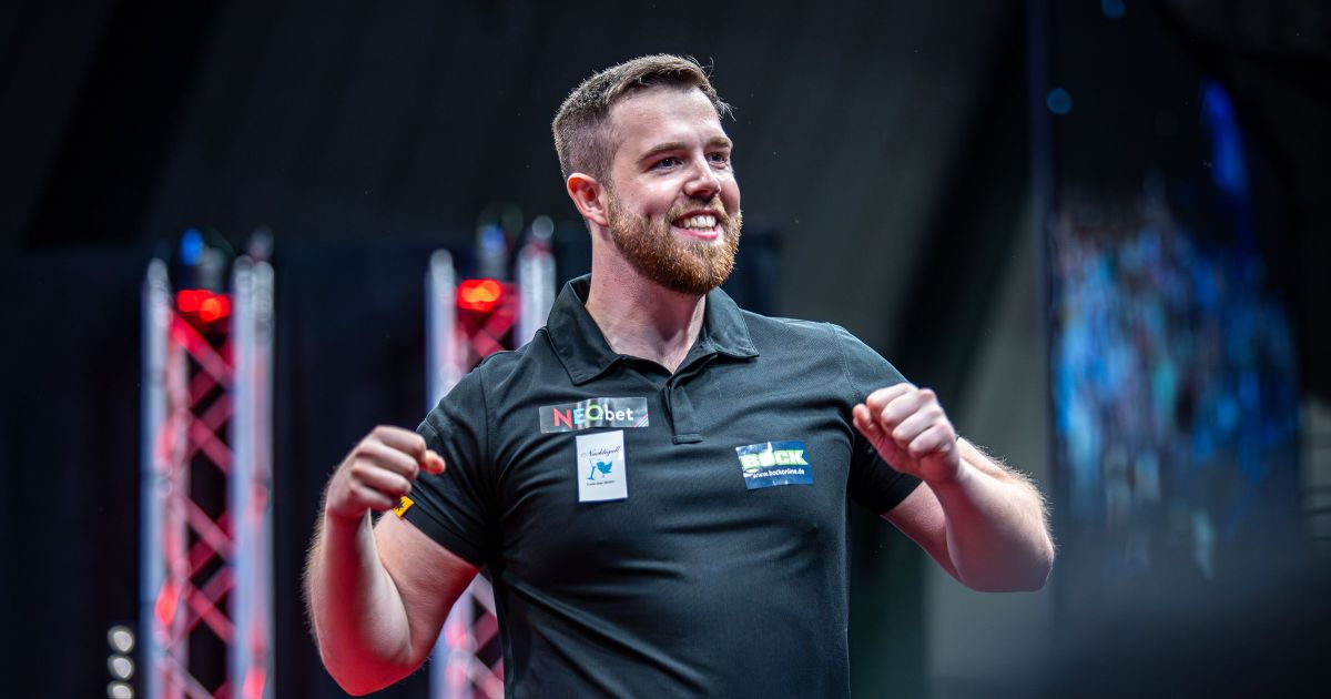"Scheiße, aber gut!" - Kevin Troppmann holt bei European Darts Open ...