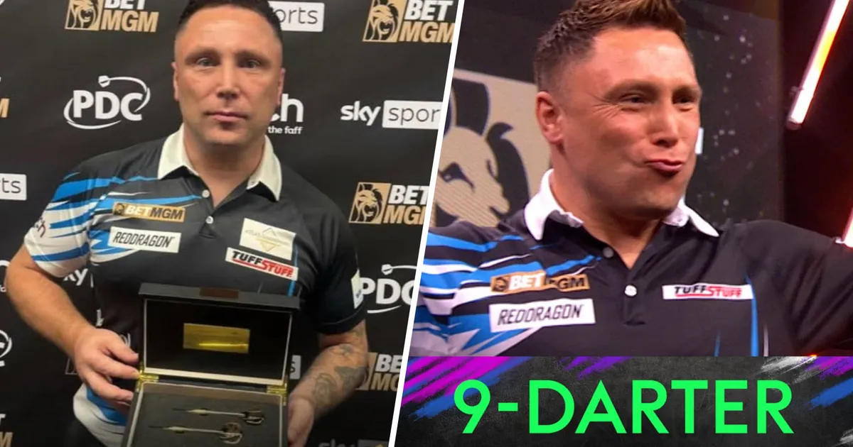 Gerwyn Price erhält nach 9-Darter sehr teures goldenes Dart-Set: "Kein ...