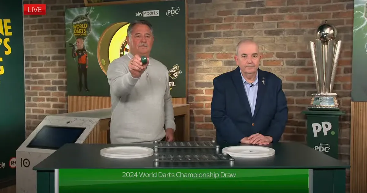 VIDEO: Bekijk hier de loting voor het WK Darts 2024 terug