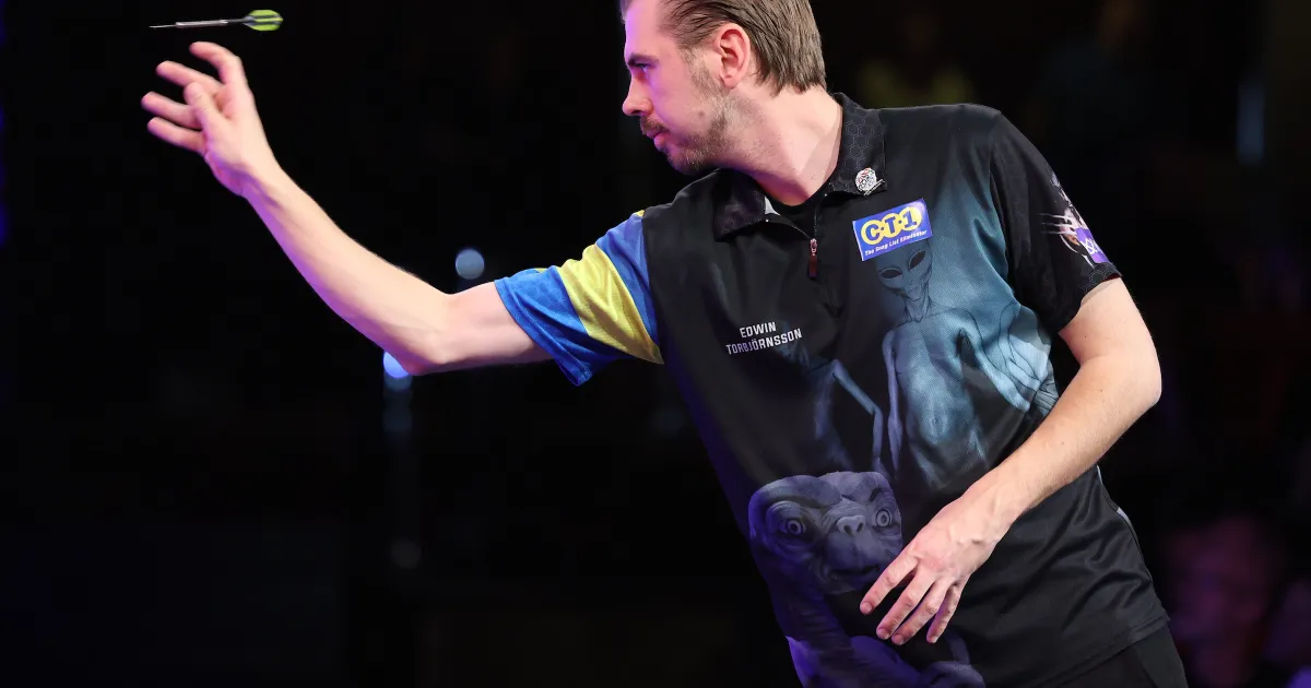 Edwin Torbjörnsson zorgt voor het derde Zweedse succes op Lakeside