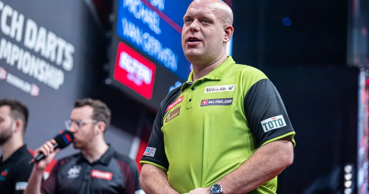 Mislopen finaleplaats op Dutch Darts Championship heeft voor Michael van Gerwen mogelijk ...
