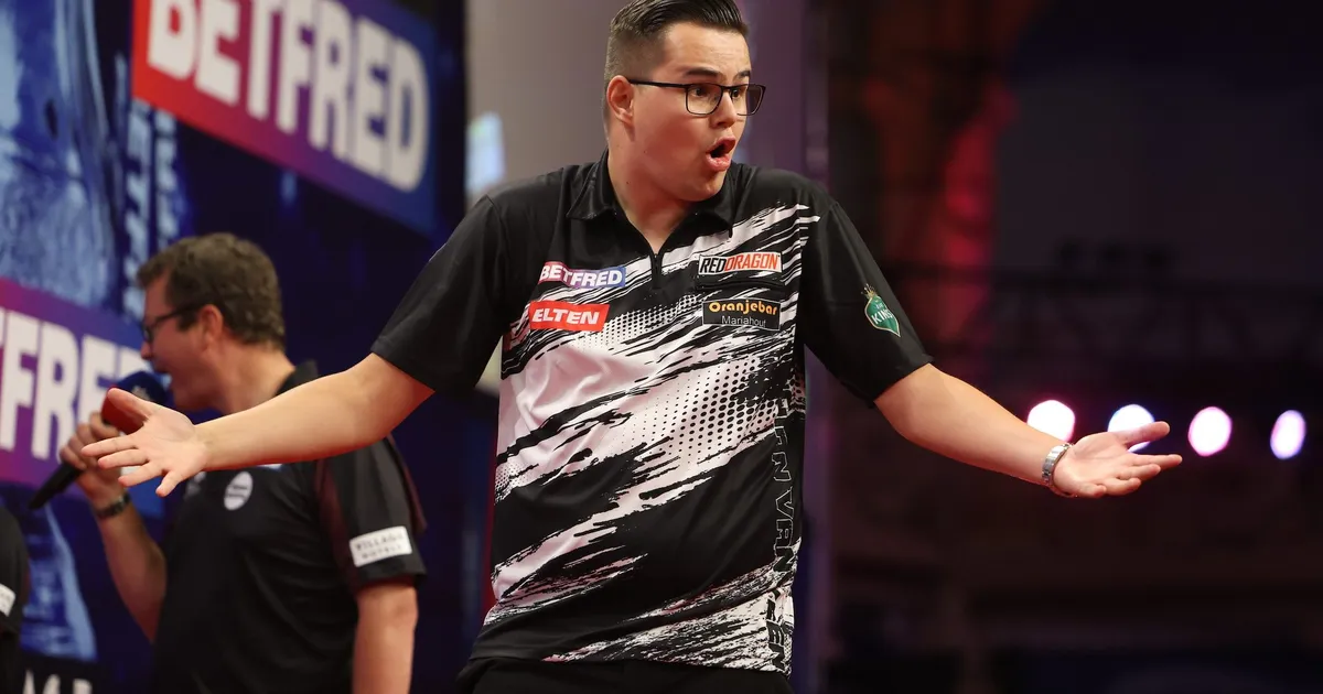 Gian van Veen na masterclass eerste finalist op Hungarian Darts Trophy ...