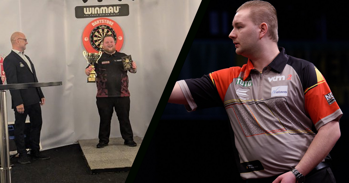 Broertje van Dimitri van den Bergh wint eerste WDF-titel in Zweden