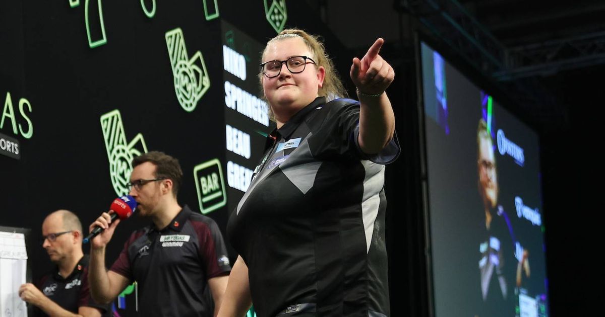 Voor het eerste vijf vrouwen op het WK Darts: "Greaves kan op haar dag ...
