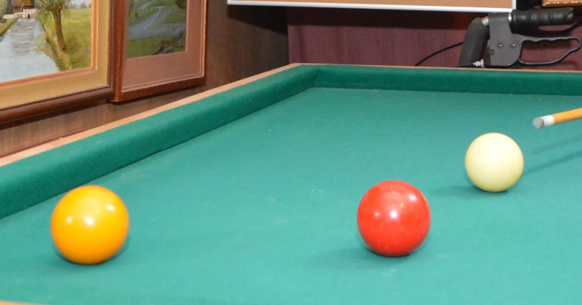 In Koekangerveld biljarten ze met vier ballen