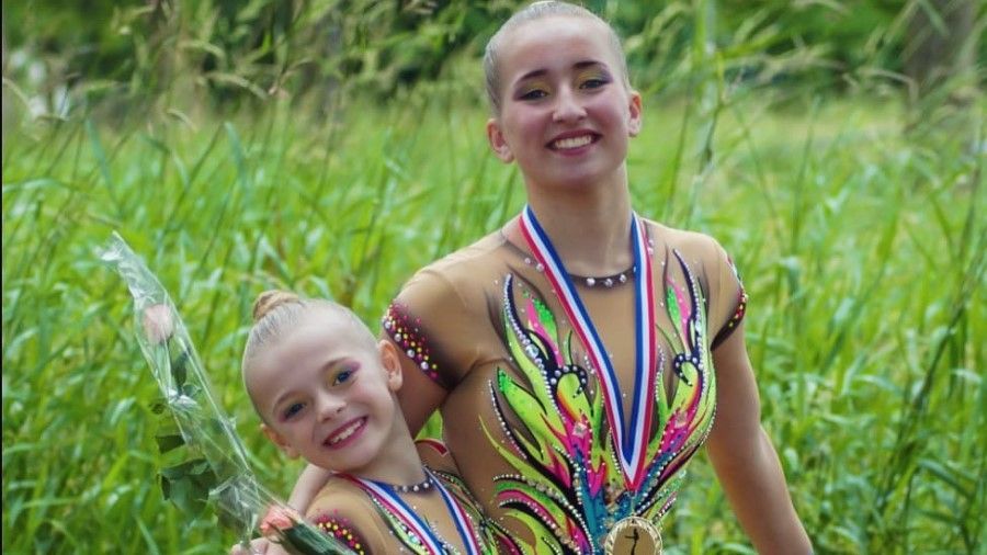 Tatum Pols en Lydia Kivits Nederlands Kampioen Acro