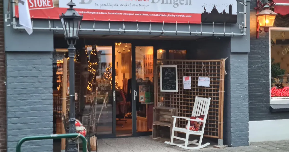 Pop-Up Store Dongense Dingen vandaag nog geopend