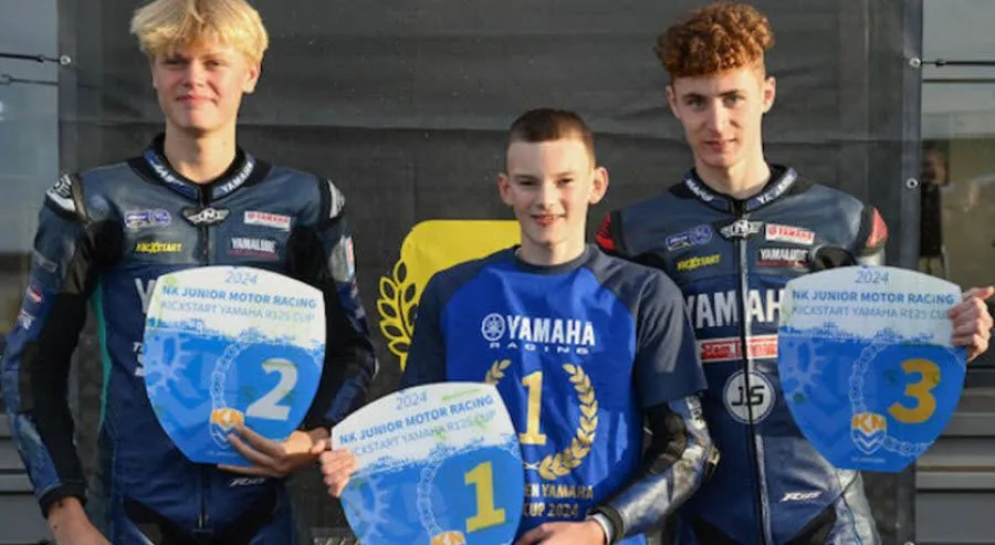 Lars Weterings 3de in het NK Junior Moto Racing