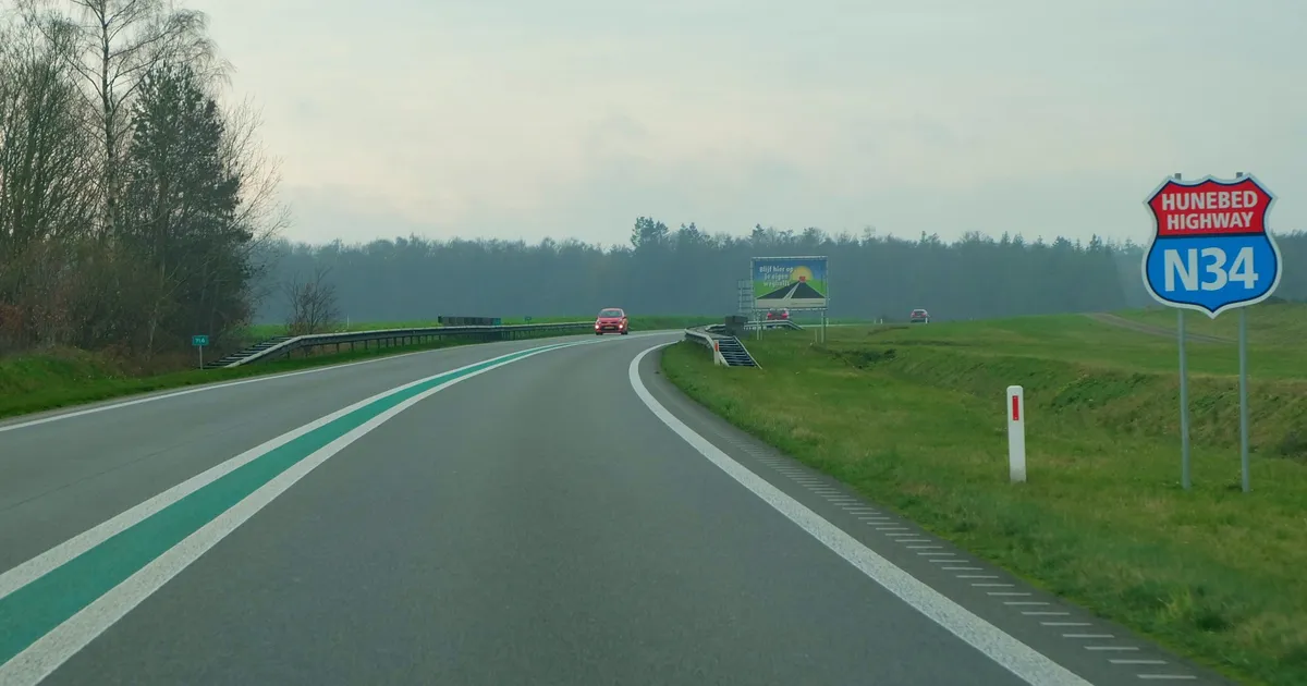 N34 Emmen-Exloo komend weekend dicht