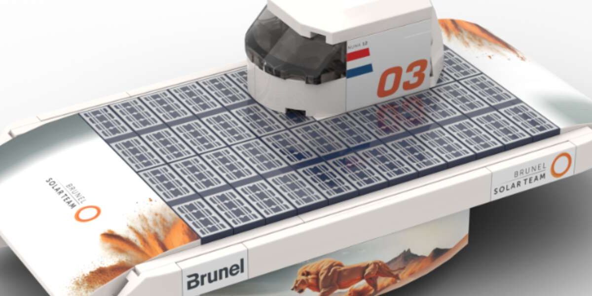 Je kunt de Nederlandse zonneauto Nuna 12 nu in LEGO bouwen