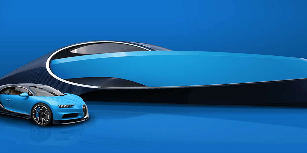 De Chiron van het water: dit Bugatti Niniette 66 luxury yacht kost ...