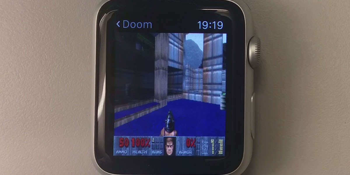 Doom spelen op de Apple Watch