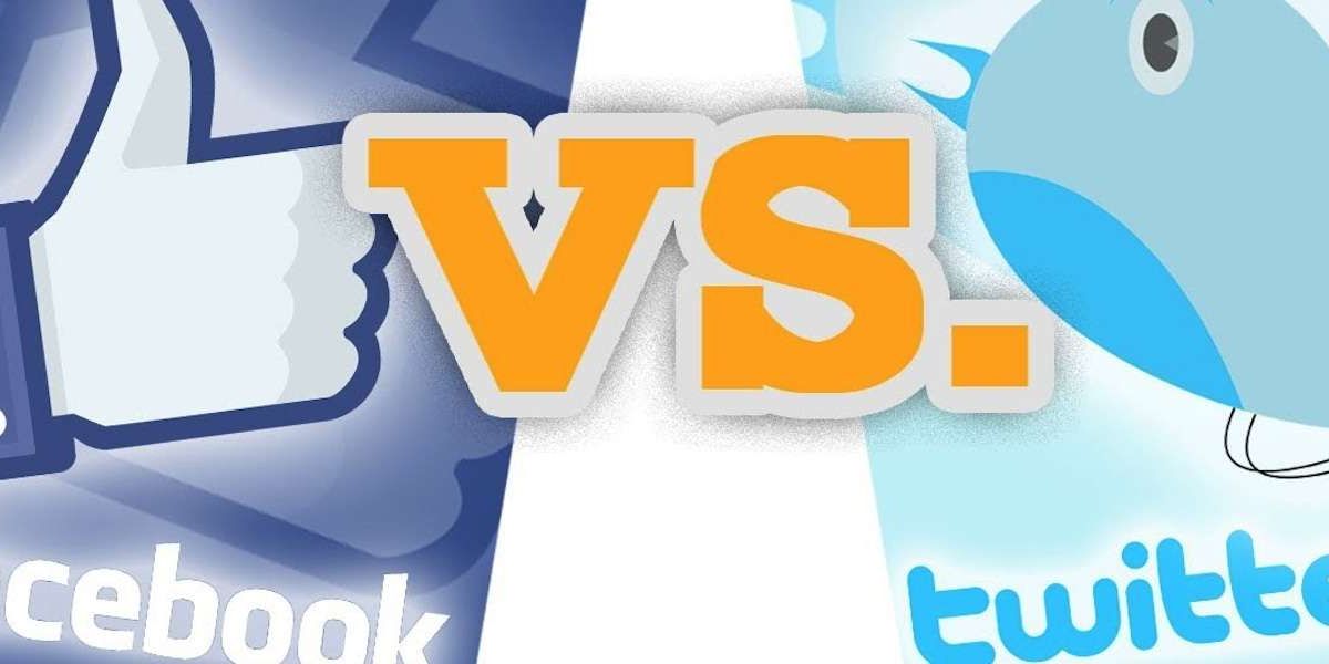 Twitter vs Facebook: Een Infographic
