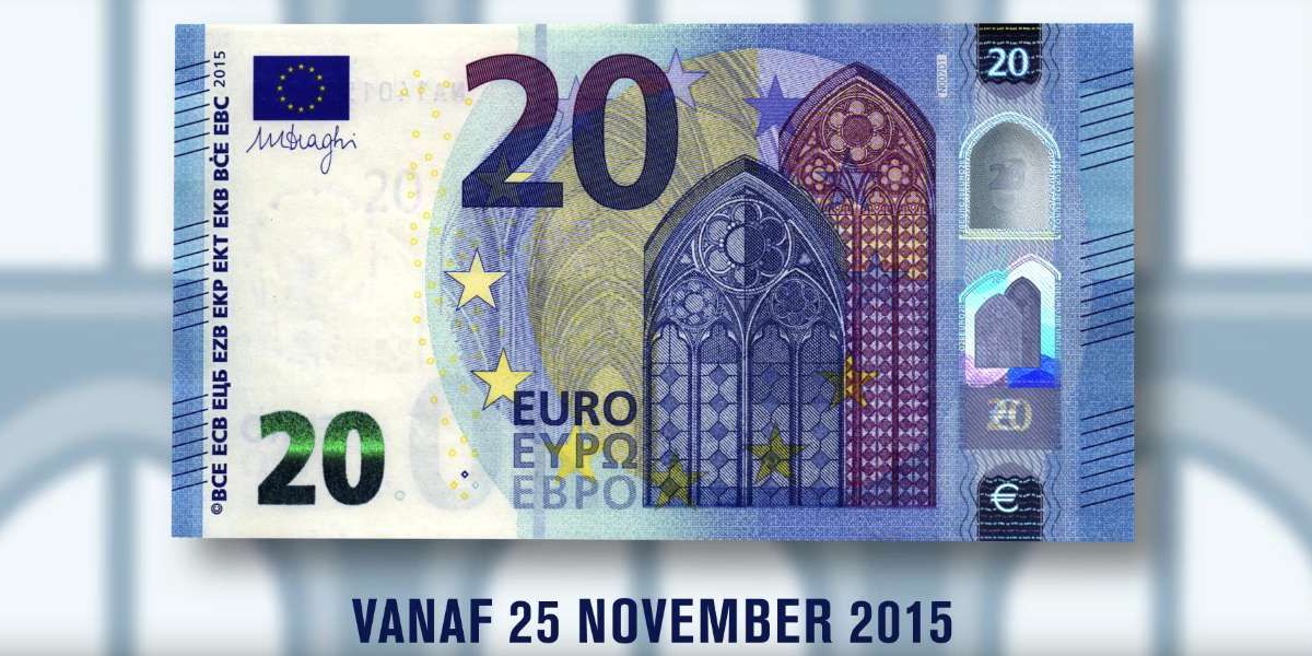 Nieuw 20-eurobiljet vanaf vandaag in omloop
