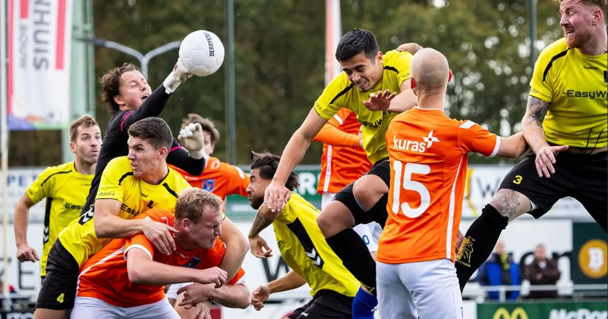 FC Horst en Lunteren delen punten in turbulent duel met 15 gele en 2 ...