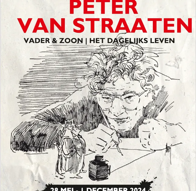 Expositie over cartoonist Peter van Straaten in Nederlands Drukkerij Museum