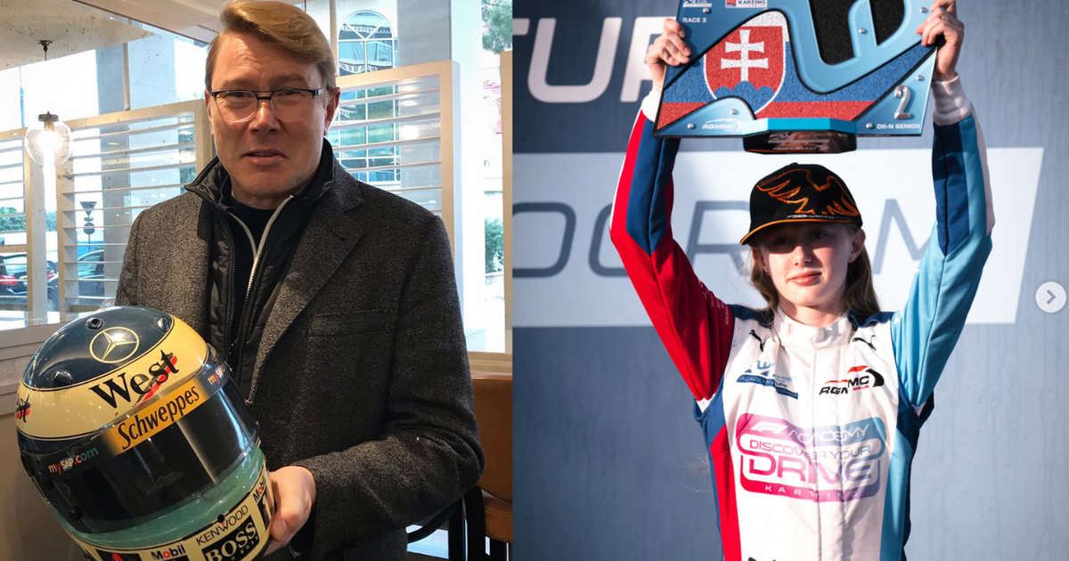 Mika Häkkinen’s 14-jarige dochter Ella zit op een strenge school: ‘Net ...