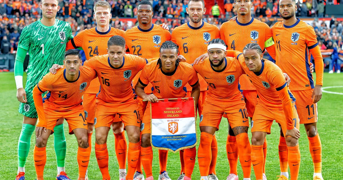 De vermoedelijke opstelling van het Nederlands elftal voor de eerste EK ...