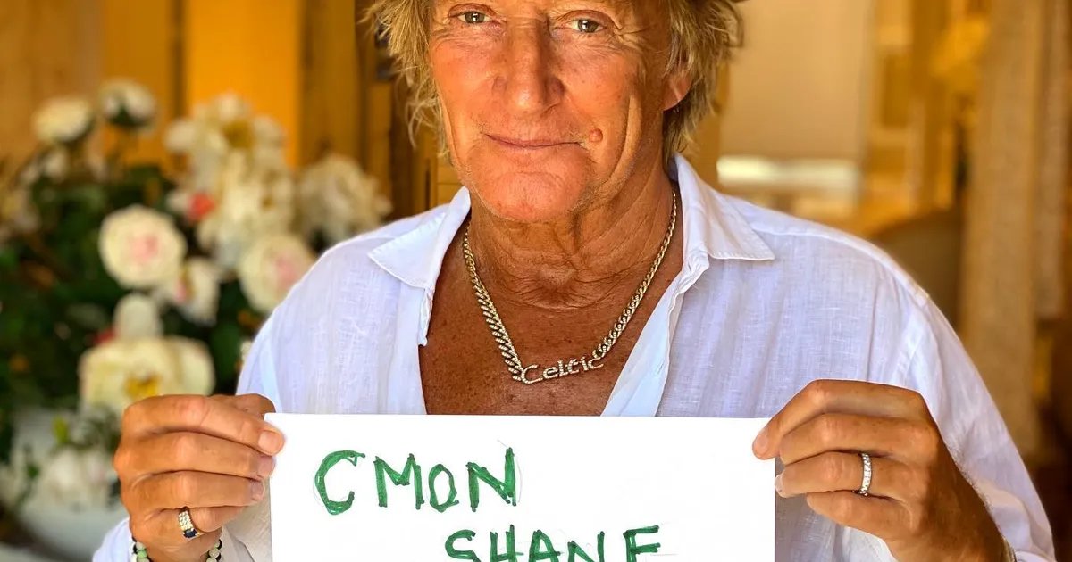 Zanger Rod Stewart is voor een paar dagen stratenmaker