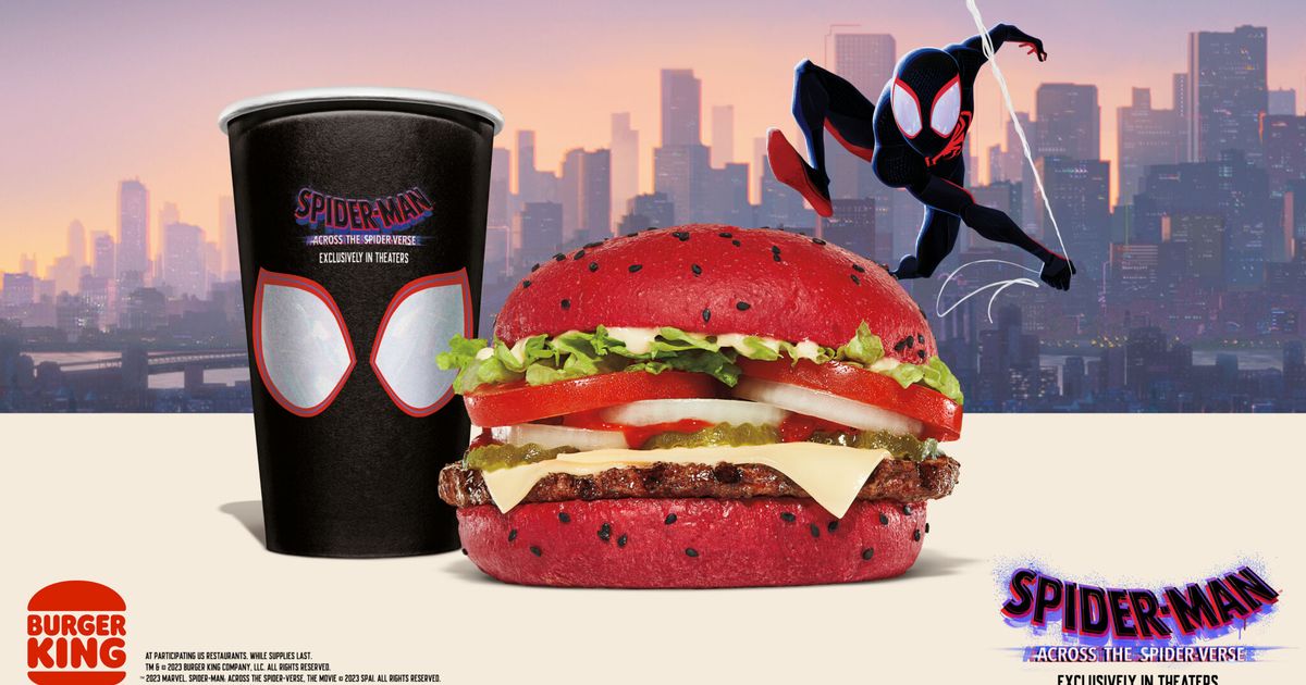 Burger King krijgt een speciale 'Spider-Man: Across the Spider-Verse ...