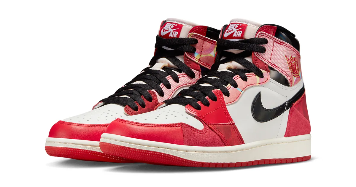 Nike dropt foto's van de Spider-Man: Across the Spider-Verse x Air Jordan 1