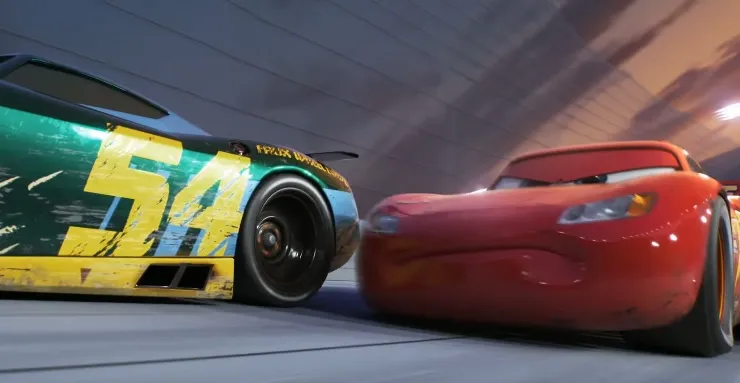 Vol gas op het circuit in de nieuwe trailer van Cars 3