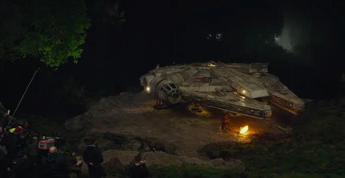 Toffe behind the scenes van Star Wars: The Last Jedi