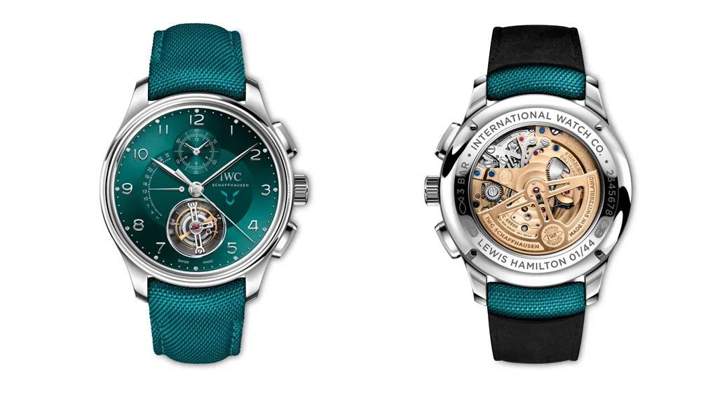 Lewis Hamilton werkt samen met IWC aan ultiem collectors item horloge