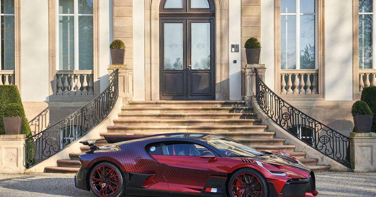 Zo bruut ziet een exclusieve Bugatti Divo Hypercar eruit