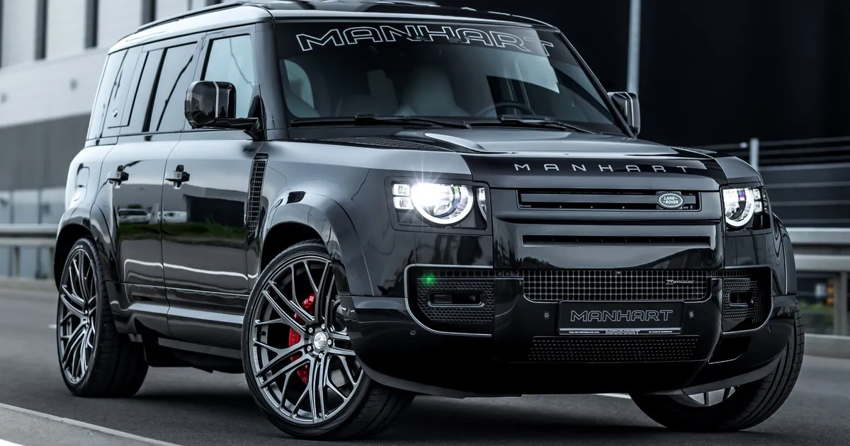 MANHART maakt van de Land Rover Defender een monsterlijke creatie