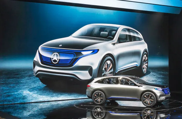 Met deze wagen gaat Mercedes de strijd aan met Tesla